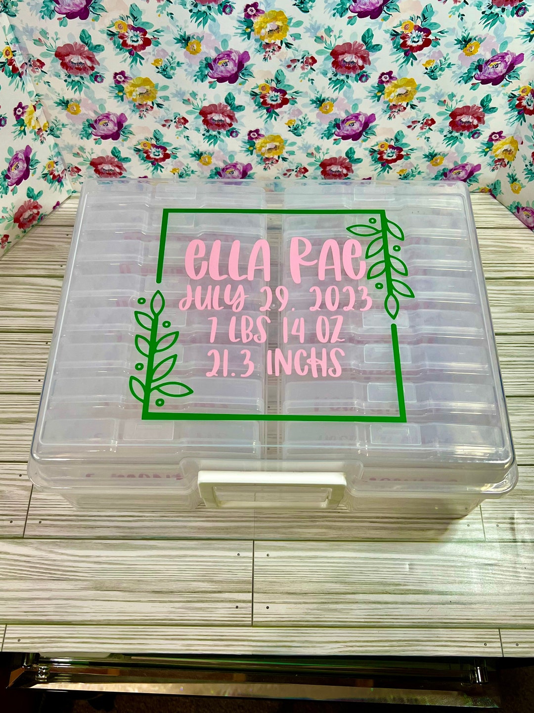 Personalized Photo Case | Baby Photo Case | Milestone Photo Case ...