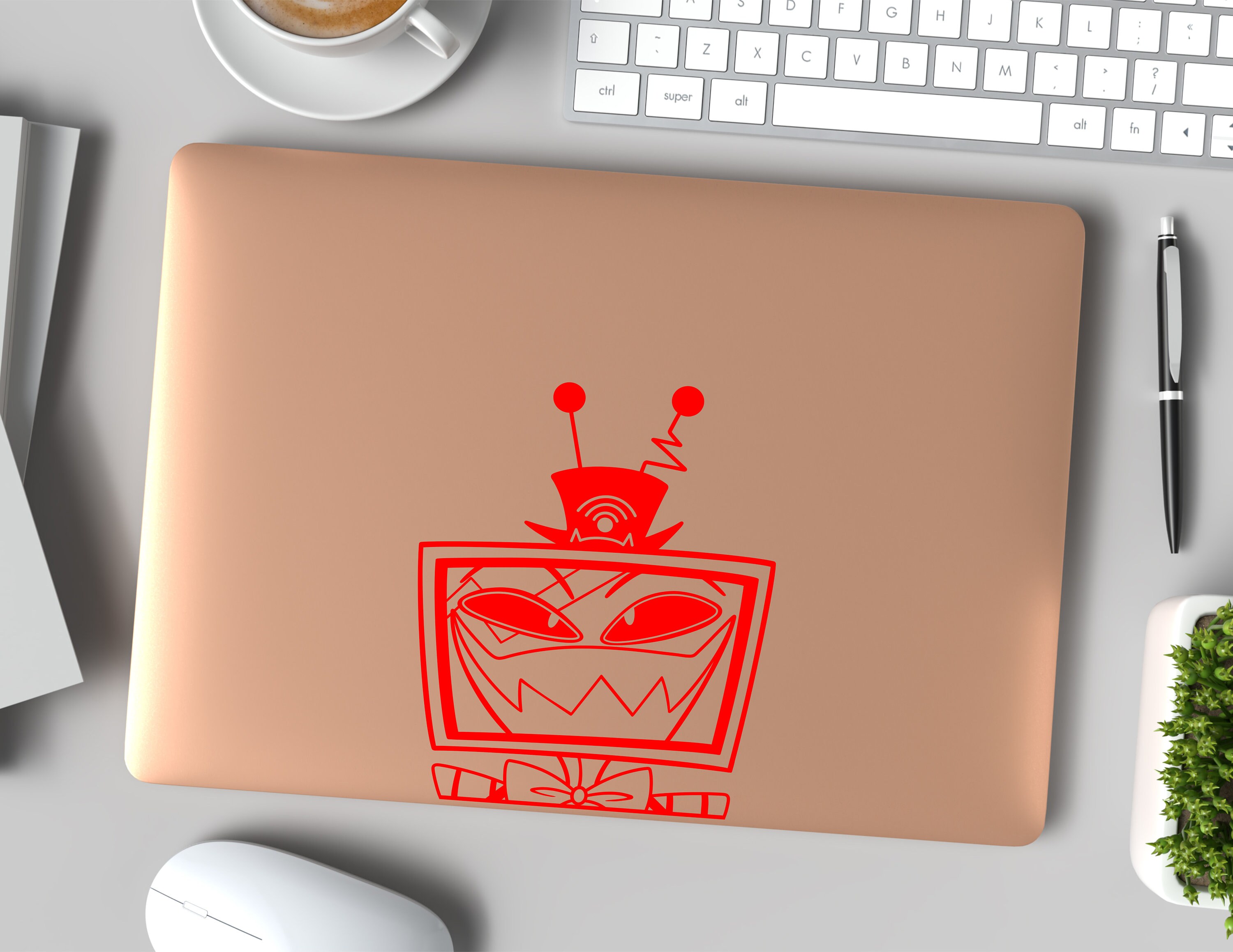 Car Vinyl Decals Vinyl Sticker Vinyl Transfer Car Decal Vox Hazbin Hotel Decal - Etsy