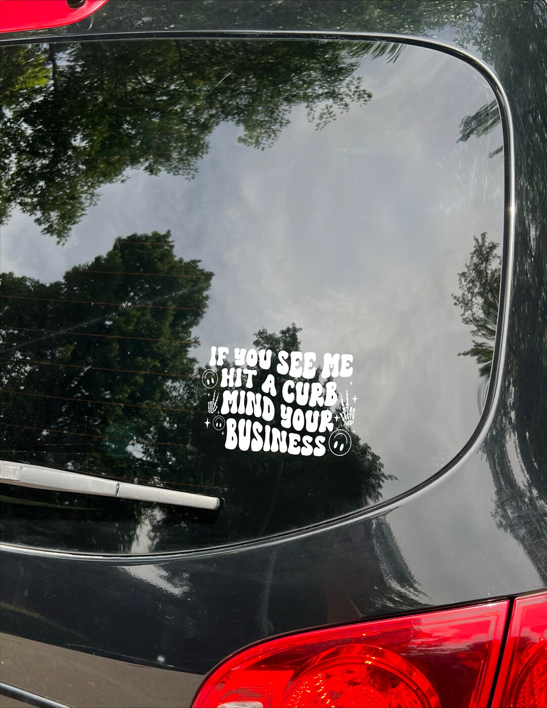 Mind Your Business Car Decal: Funny Bumper Sticker - Etsy