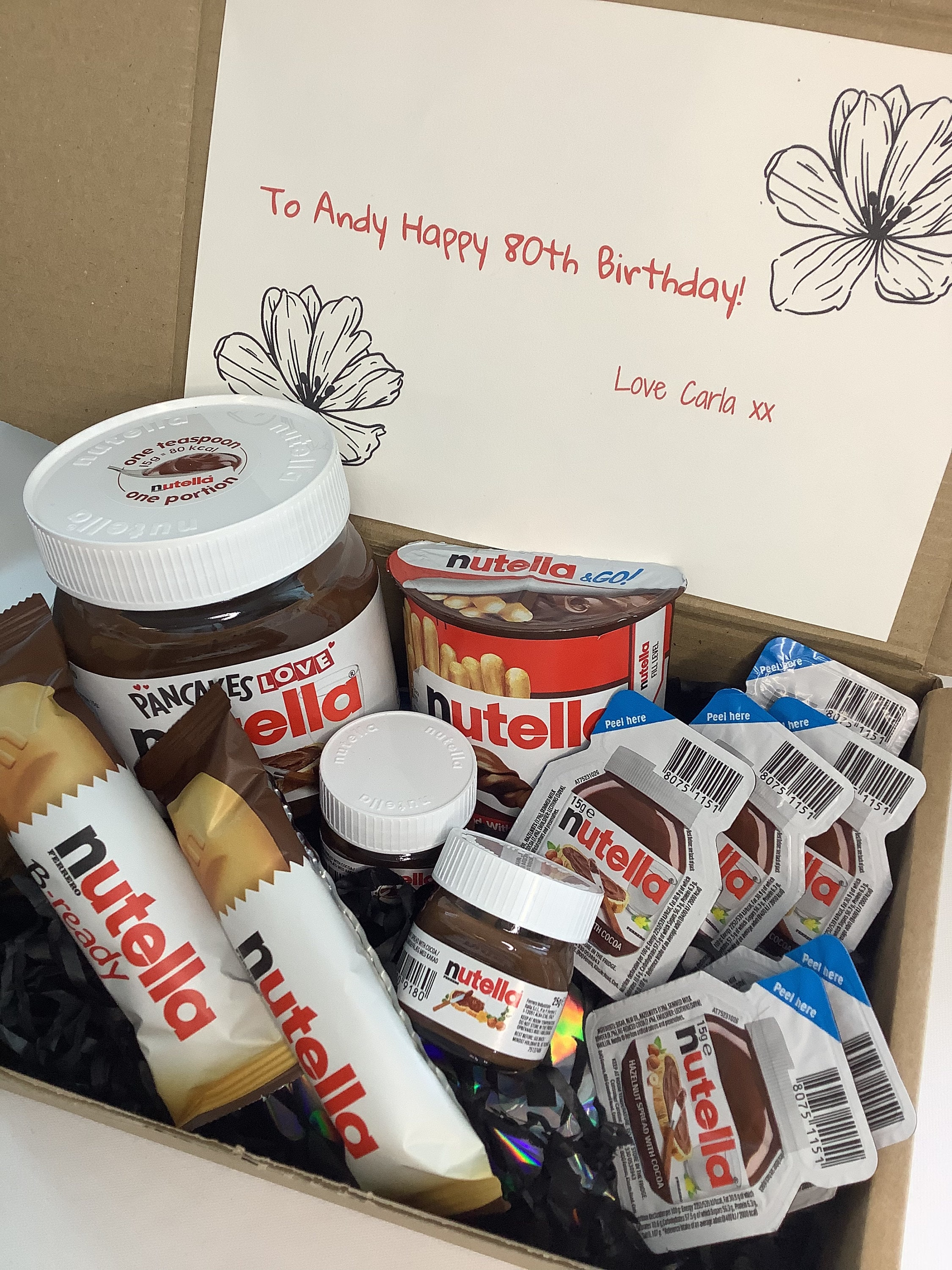 Nutella Ultimate Selection Chocolate &hazelnut. Box Includes 12 Items ...