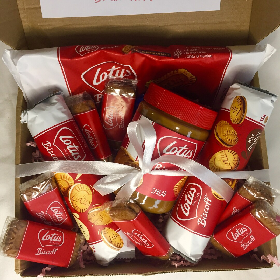 Lotus Biscoff Gift Box X 10 Items/ Vegetarian Gift Box - Etsy