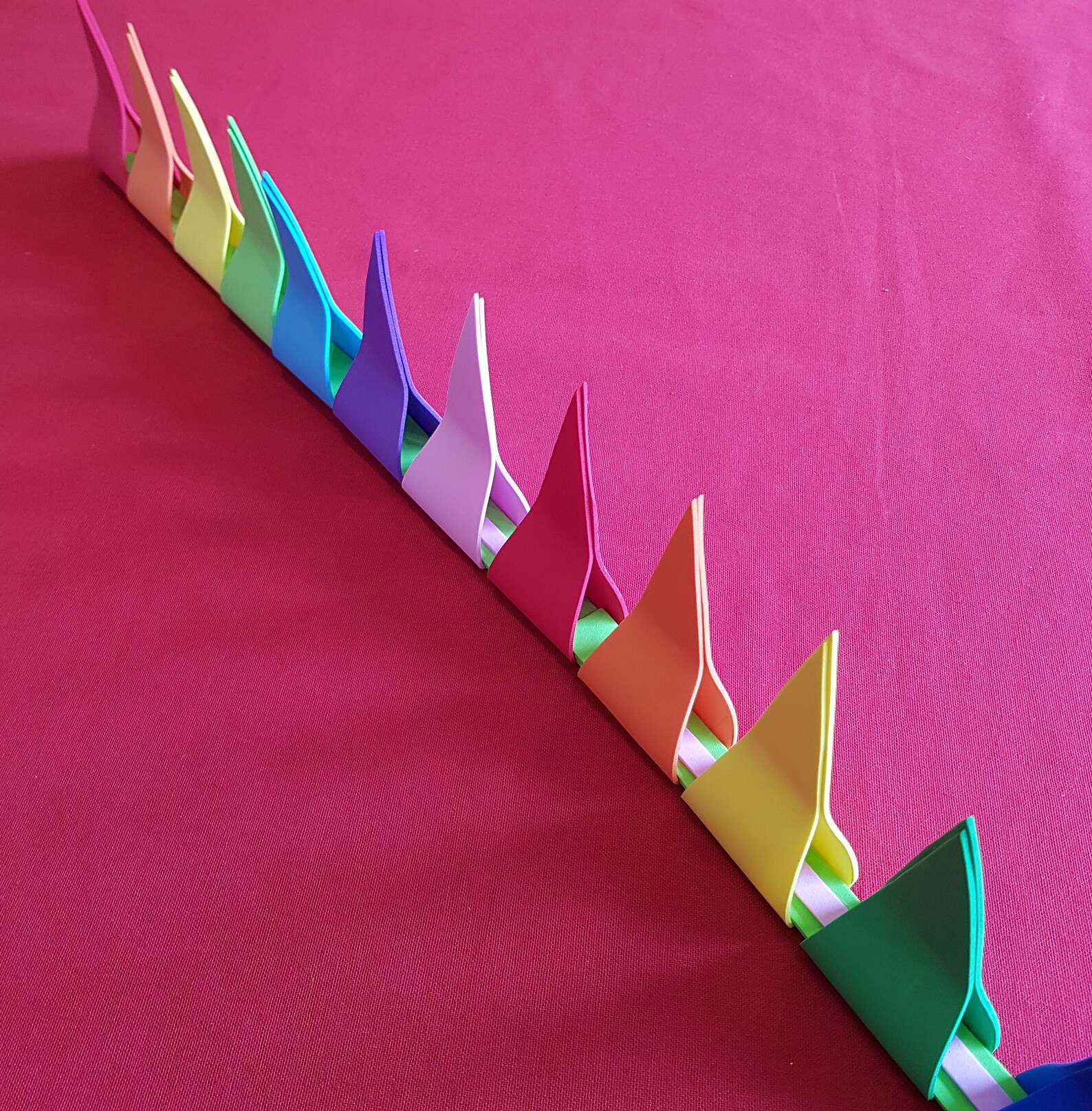 Rainbow Spikes Stick-on EVA Rainbow Spikes for Kids' - Etsy