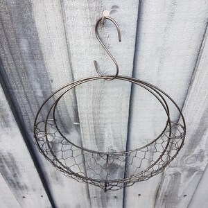 Half-moon Frame 28cm - FRAME ONLY - for Succulent Wreath Indoor Outdoor ...