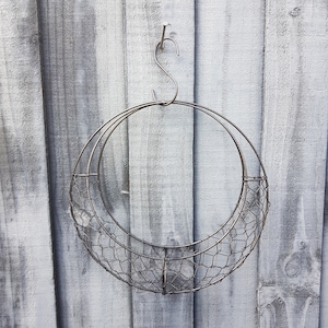 Half-moon Frame 28cm FRAME ONLY for Succulent Wreath Indoor Outdoor ...