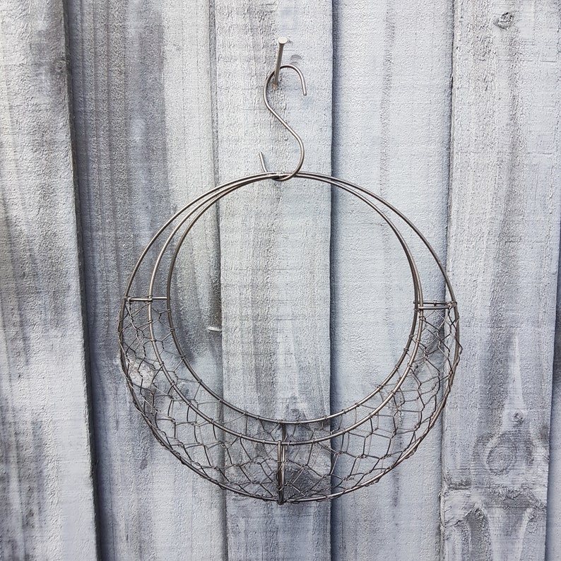 Half-moon Frame 28cm FRAME ONLY for Succulent Wreath Indoor Outdoor ...