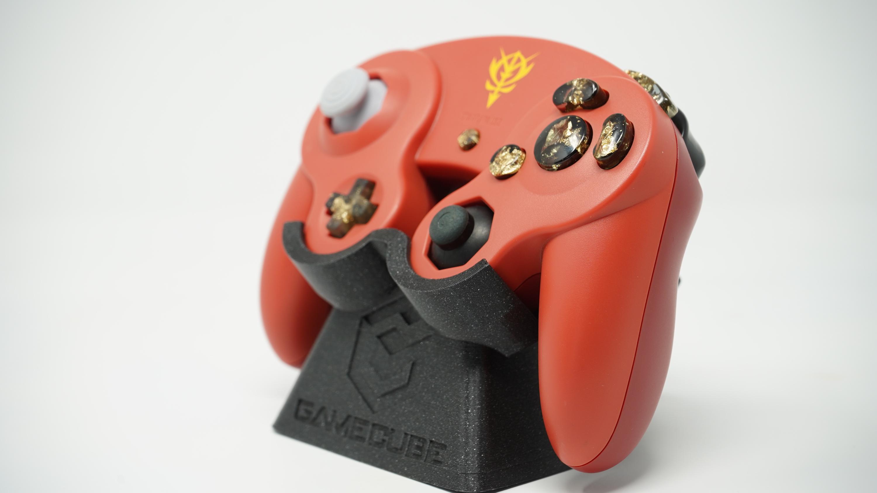 Custom Gamecube Controller Charred Gold - Etsy