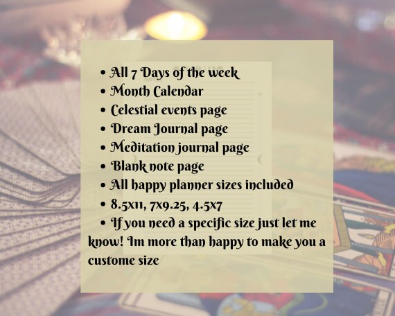 Daily Card Reading Journal Pages, Black and Grey PDF Digital Printable ...