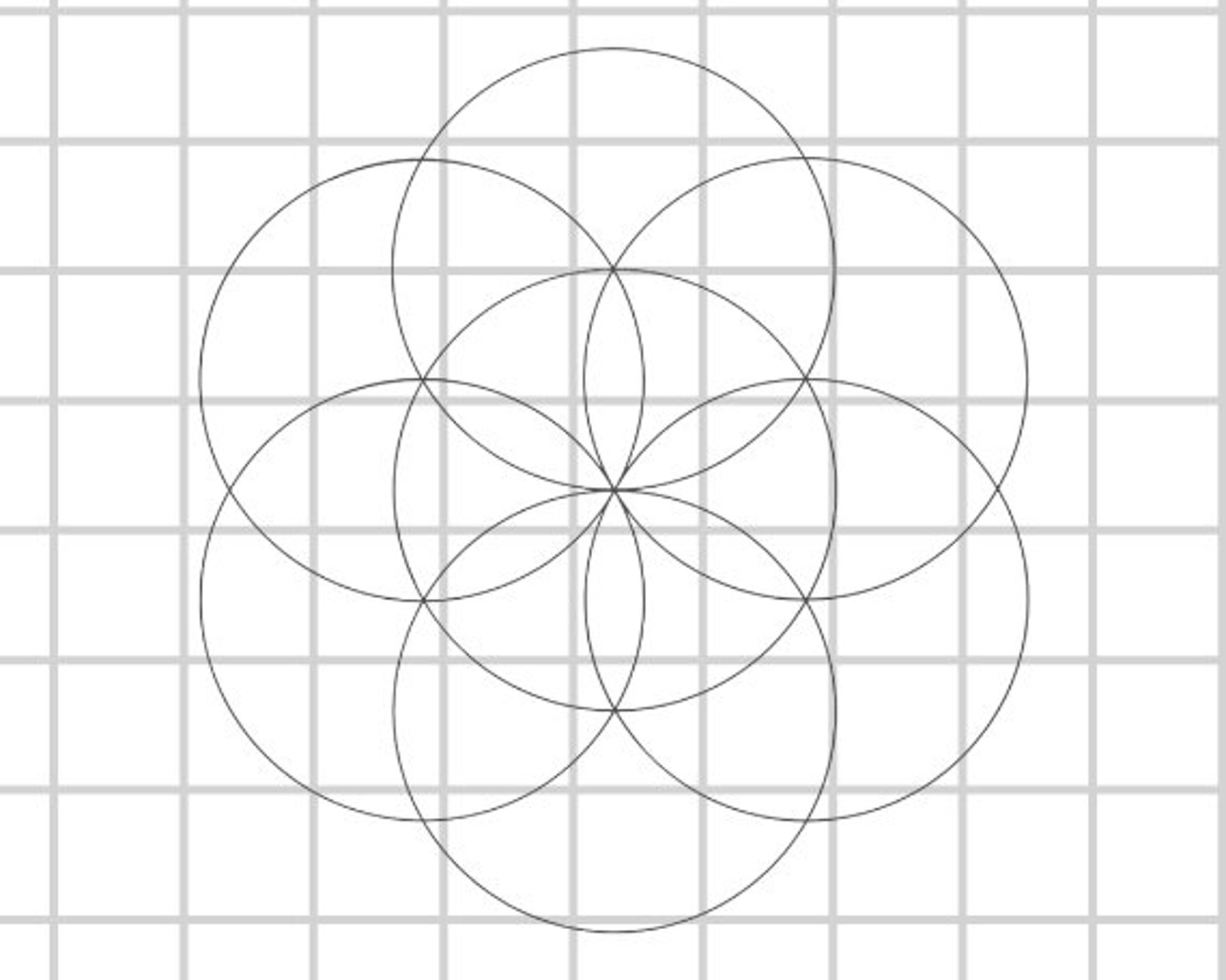 Printable Crystal Grid, PNG, PDF, JPEG, Flower of Life, Seed of Life ...