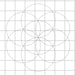Printable Crystal Grid, PNG, PDF, JPEG, Flower of Life, Seed of Life ...