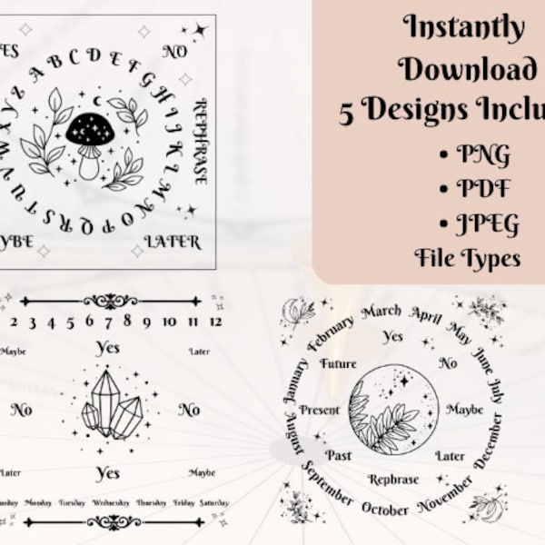 Pendulum Board Printable - Etsy