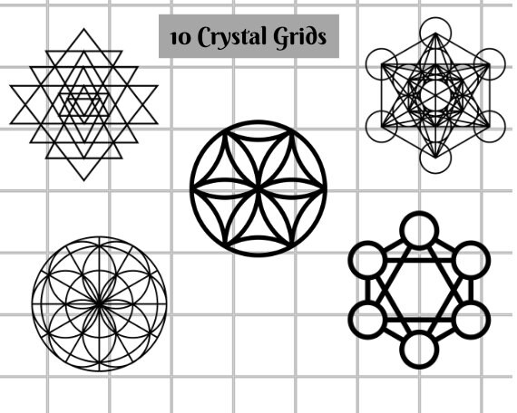 Ouija, Pendulum, Crystal Grid Digital Downloads, Witch Tools, 20 ...