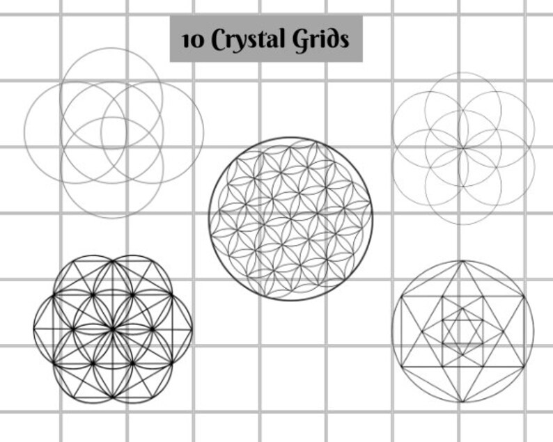 Ouija, Pendulum, Crystal Grid Digital Downloads, Witch Tools, 20 ...