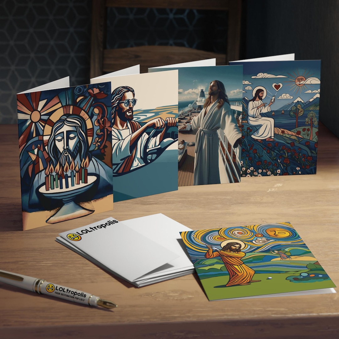 Jesus Greeting Cards | Christian Art Cards for Encouragement, Birthdays ...