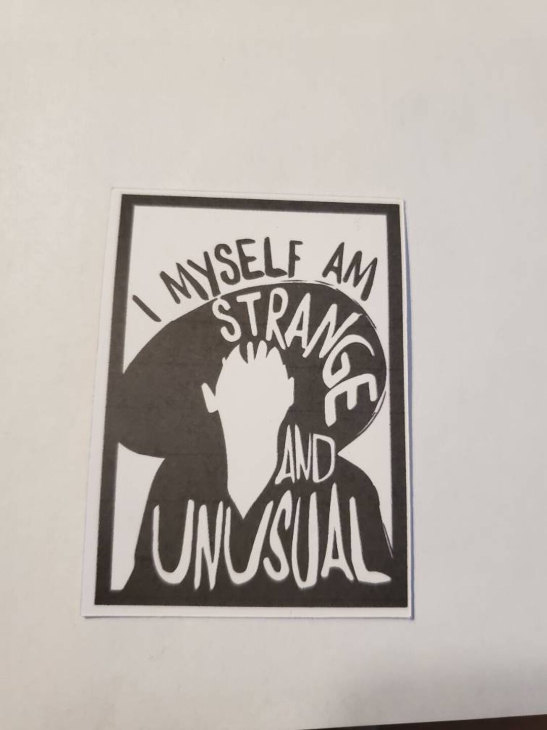 Strange and Unusual Sticker - Etsy