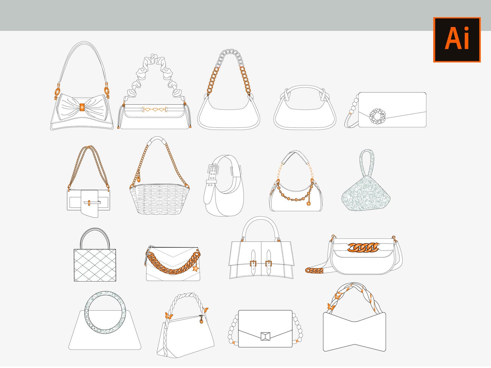 30+ Fashion CAD Template | Adobe Illustrator Sketch: Small and Medium ...