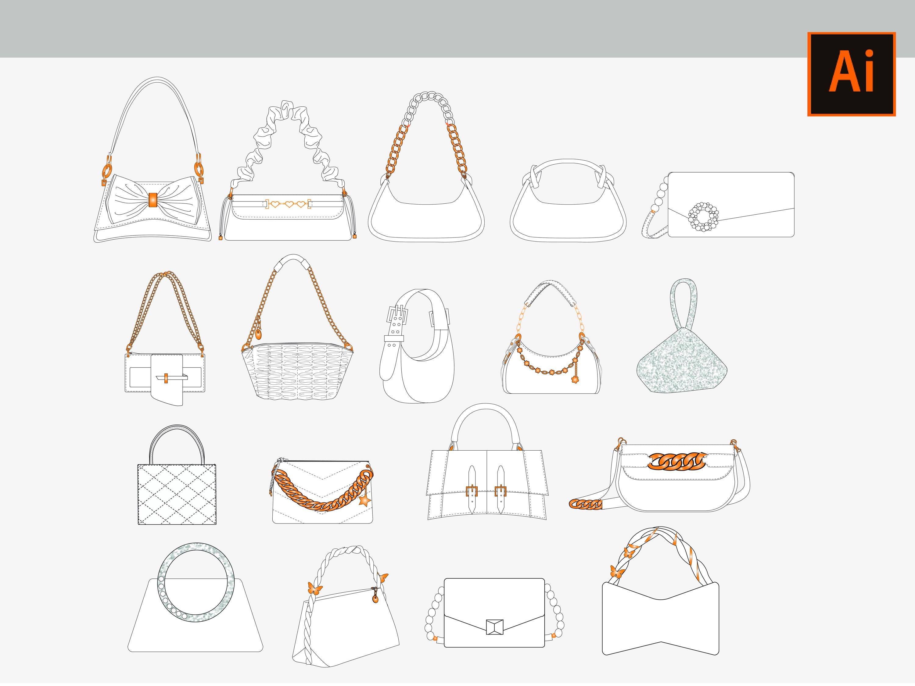 30+ Fashion CAD Template | Adobe Illustrator Sketch: Small and Medium ...