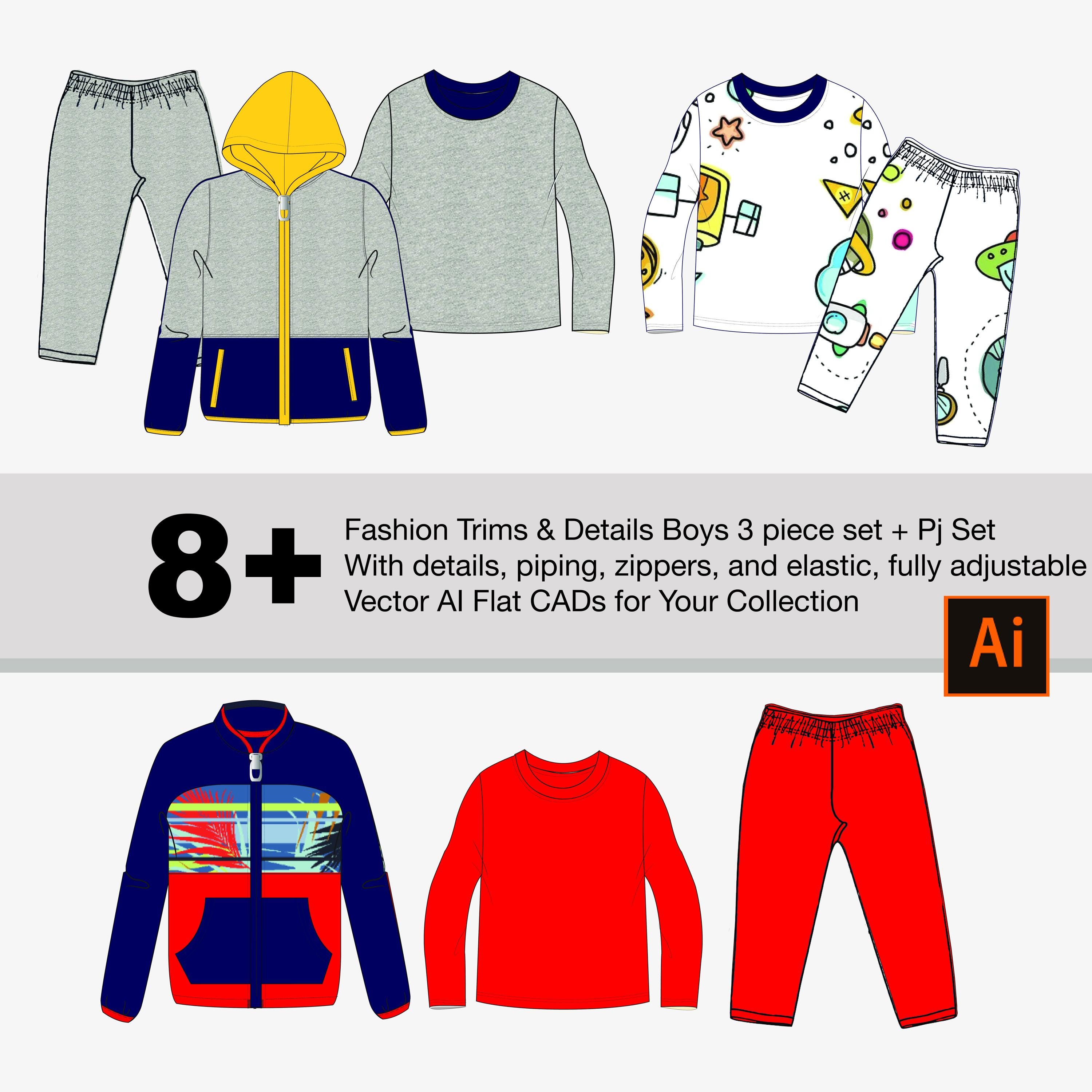 8+ Fashion CAD Template | Adobe Illustrator Sketch:kids Hoodie ...