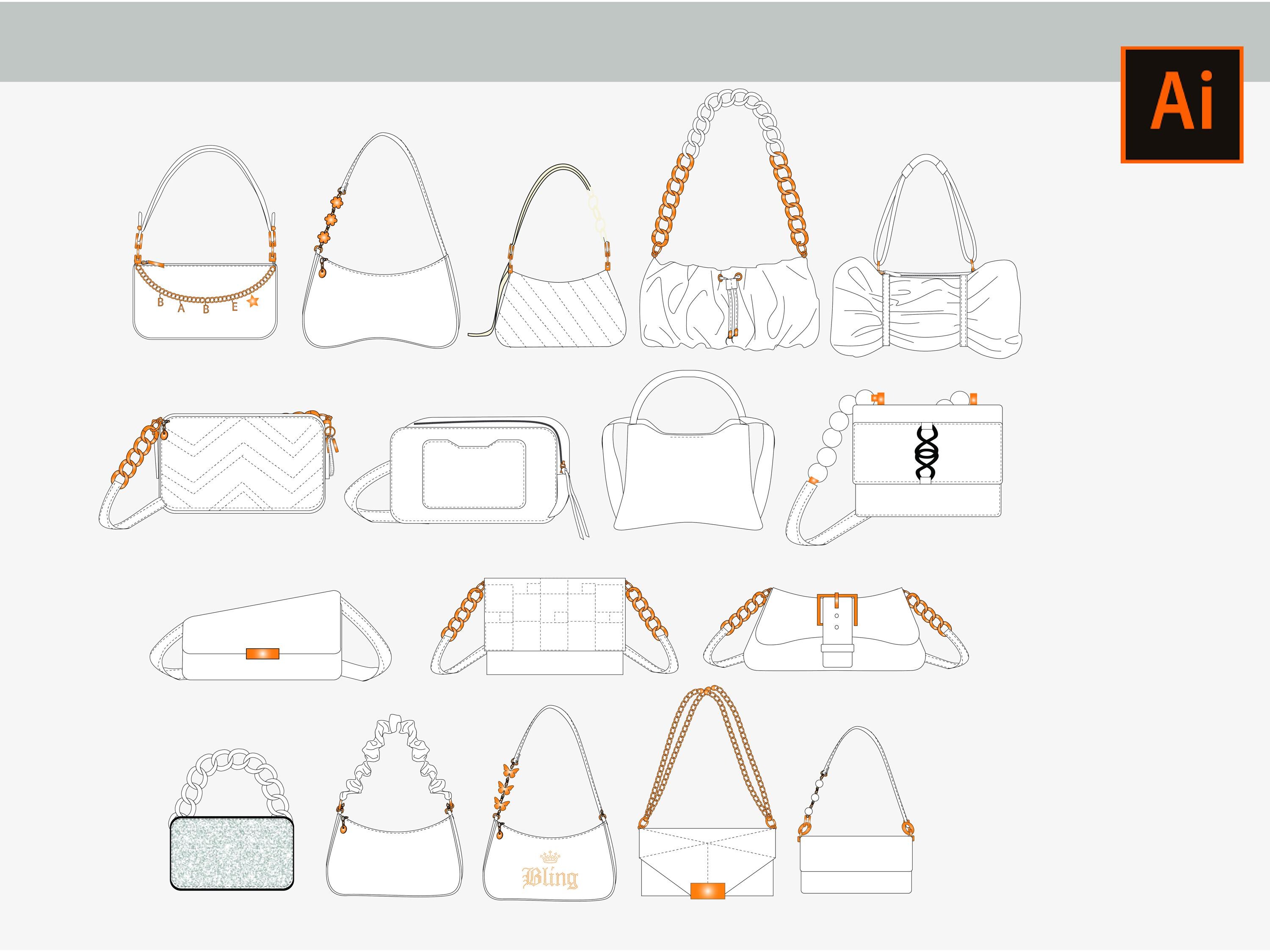 30+ Fashion CAD Template | Adobe Illustrator Sketch: Small and Medium ...