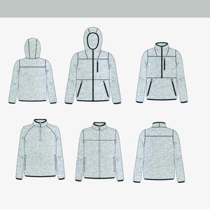 5+ Fashion CAD Template | Adobe Illustrator Sketch:men Polar Fleece Cad ...