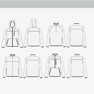 5+ Fashion CAD Template | Adobe Illustrator Sketch:men Polar Fleece Cad ...