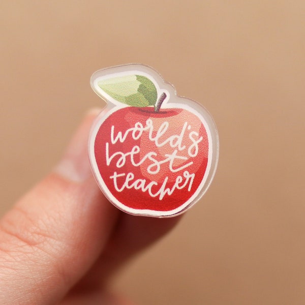 Teacher Pin - Etsy