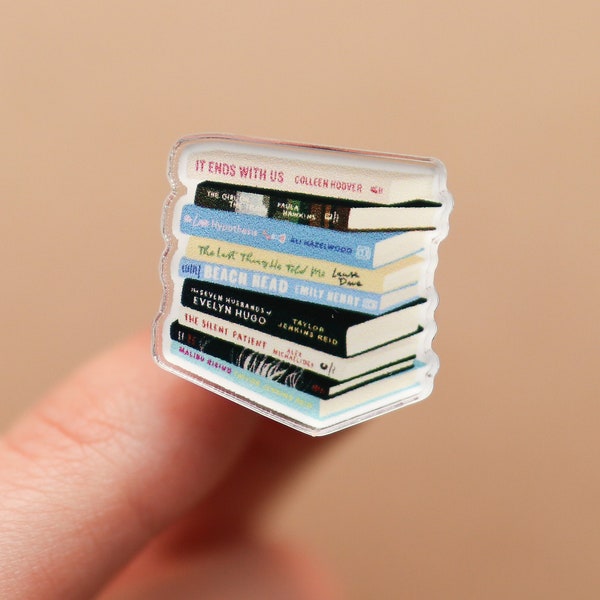 Book Pin - Etsy