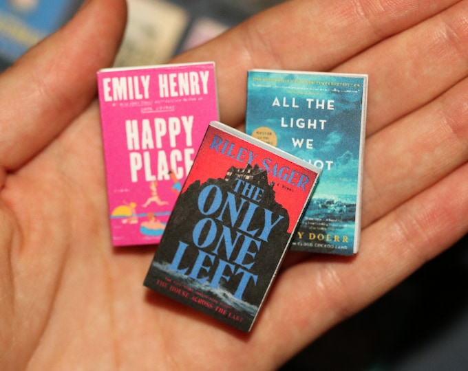 Mini Books for a TBR Jar or Mini Library HANDMADE CUSTOM - Etsy