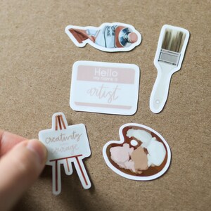 Mini Artist Stickers | Waterproof, Gift Idea, Sticker Sheet ...