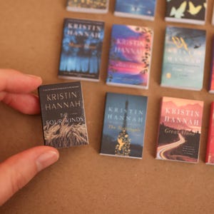 Handmade MINI Kristin Hannah Books (set of 12 Mini Books) the Great ...