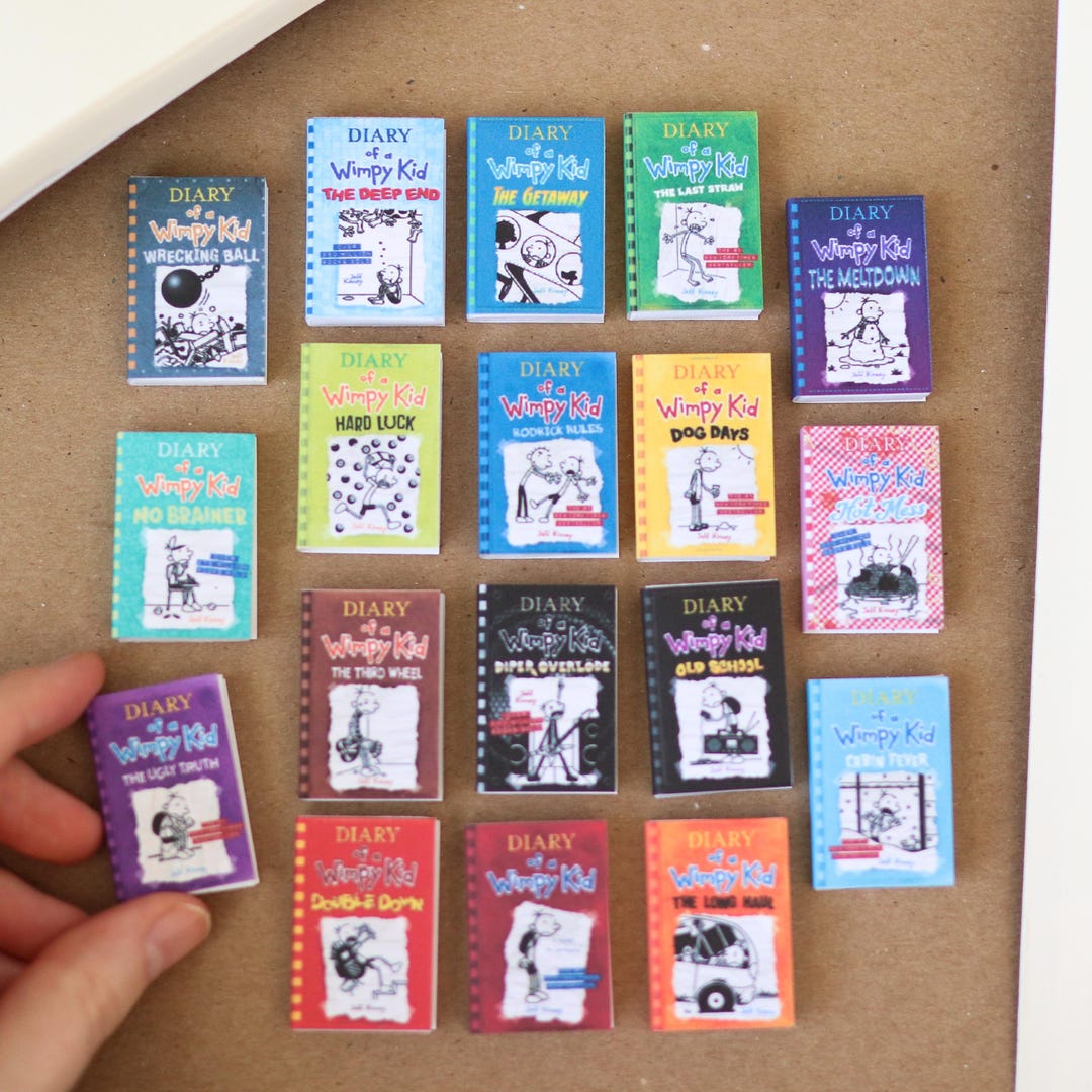 Handmade MINI Diary of a Wimpy Kid Books (set of 18 Mini Books) Fantasy ...