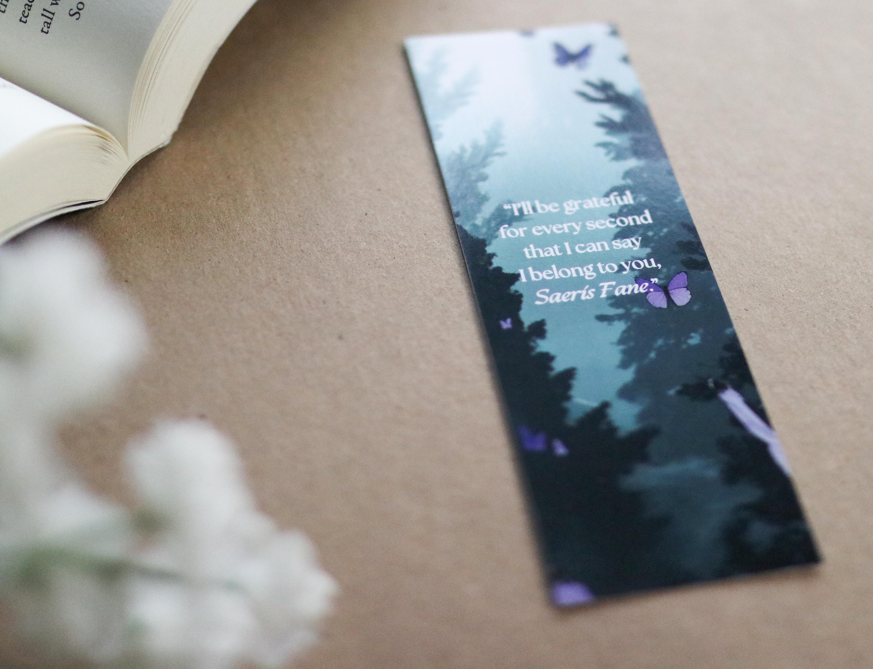 Quicksilver Inspired Bookmark | Reading Tracker Tiny Book Journal ...