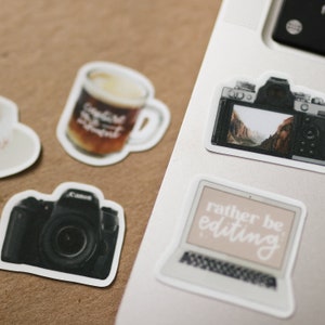 Mini Photographer Stickers | Waterproof, Photog, Photography, Sticker ...