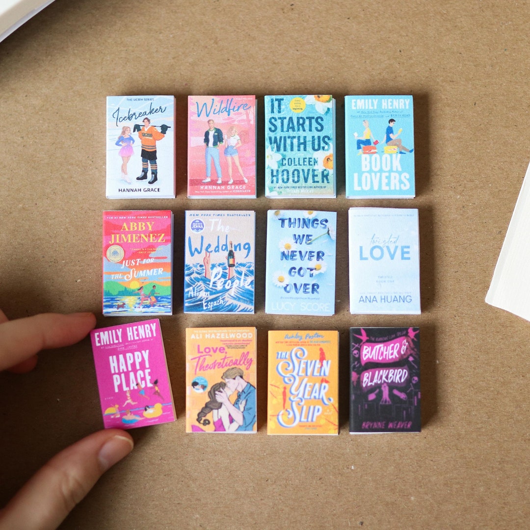Handmade MINI Romance Popular Books (set of 12 Mini Books) Romance ...