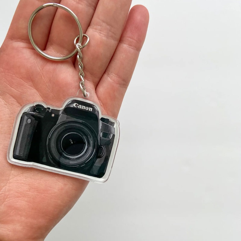 Camera Keychain - Etsy