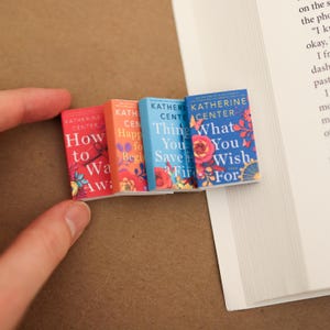 Handmade MINI Katherine Center Romance Books (set of 4 Mini Books ...