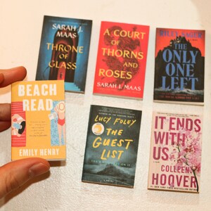 Custom Small Books Handmade | TBR Jar, Miniature, Tiny Books ...