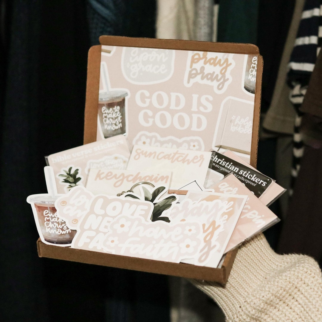 Christian Gift Box | Christian Stickers, Bible Verse, Christianity ...