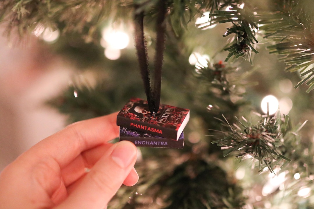 Wicked Games Mini Book Stack Ornament | Handmade Christmas Fantasy ...