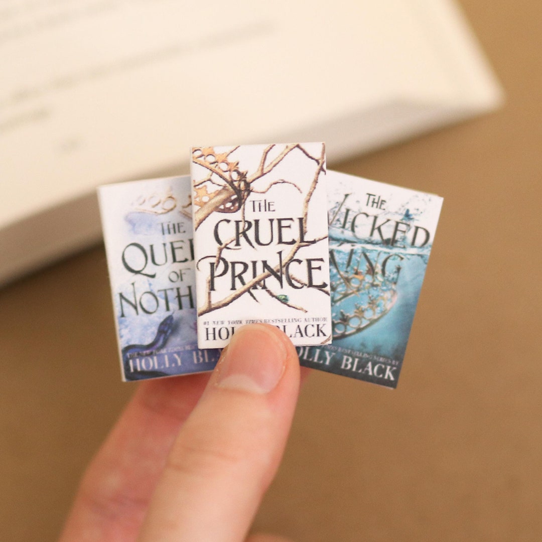 Handmade MINI Holly Black Books (set of 3 Mini Books) the Cruel Prince ...