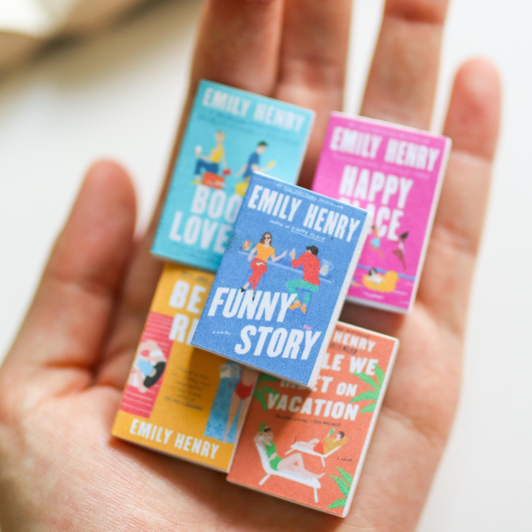 Handmade MINI Emily Henry Books (set of 5 Mini Books) Book Lover, Happy ...