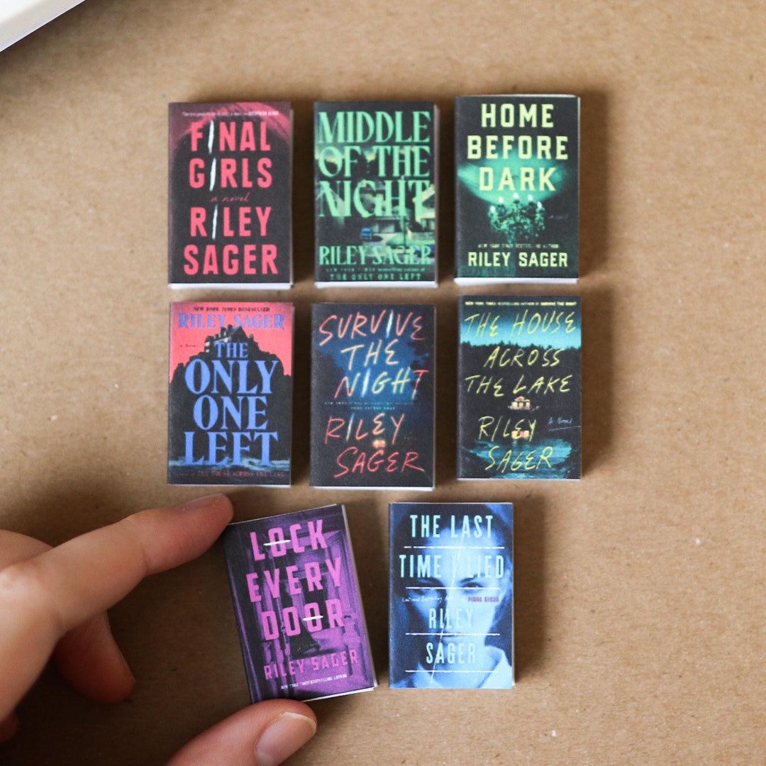 Handmade MINI Riley Sager Books (set of 8 Mini Books) | TBR Books ...