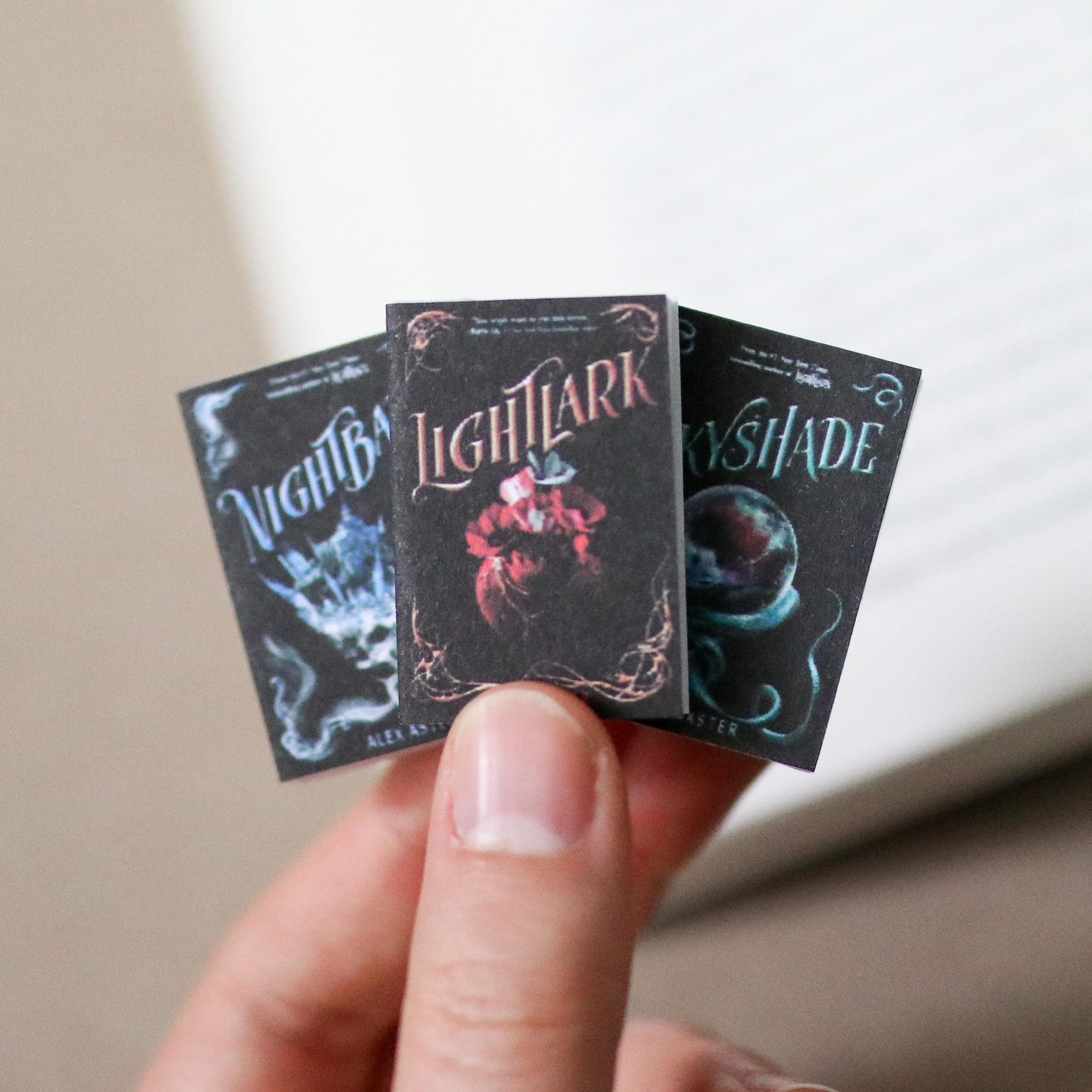 Handmade MINI Lightlark Series Books (set of 3 Mini Books) Fantasy ...