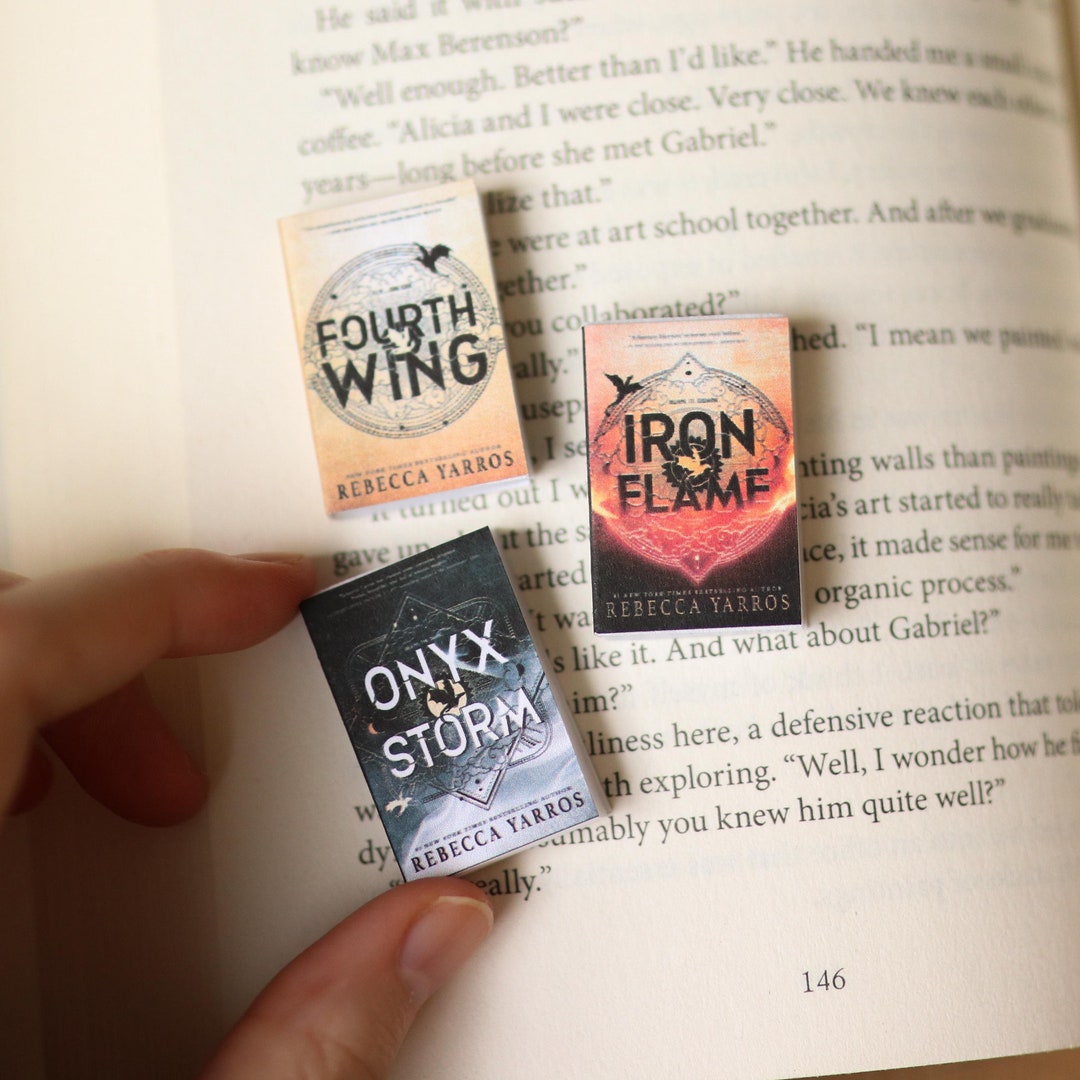 Handmade MINI Fourth Wing Series Books (set of 3 Mini Books) | TBR ...