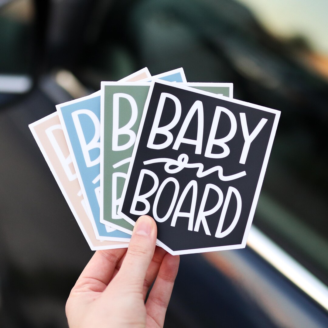 Baby on Board Bumper Sticker | Gift Idea Car Decal | Decorative Car ...