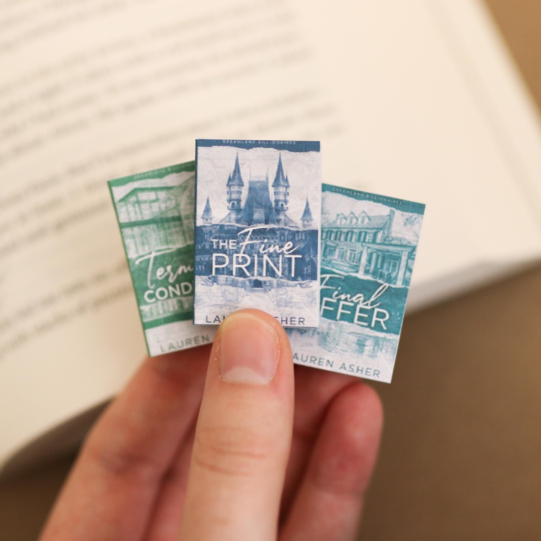 Handmade MINI Dreamland Millionares Books (set of 3 Mini Books) Reader ...