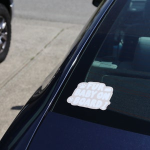Fur Baby on Board Bumper Sticker | Car Decal Sticker, Dog, Pet, Puppy ...
