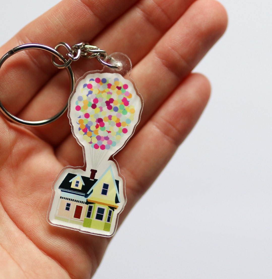 Balloons Acrylic Keychain | Accessories, Cute up House Gift, Gift Idea ...