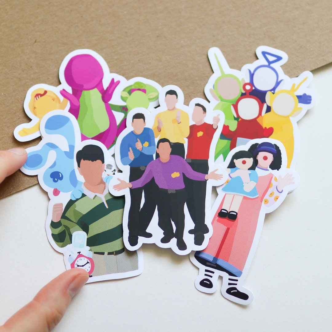 Nostalgic TV Show Inspired Sticker Pack includes 5 Stickers Laptop ...