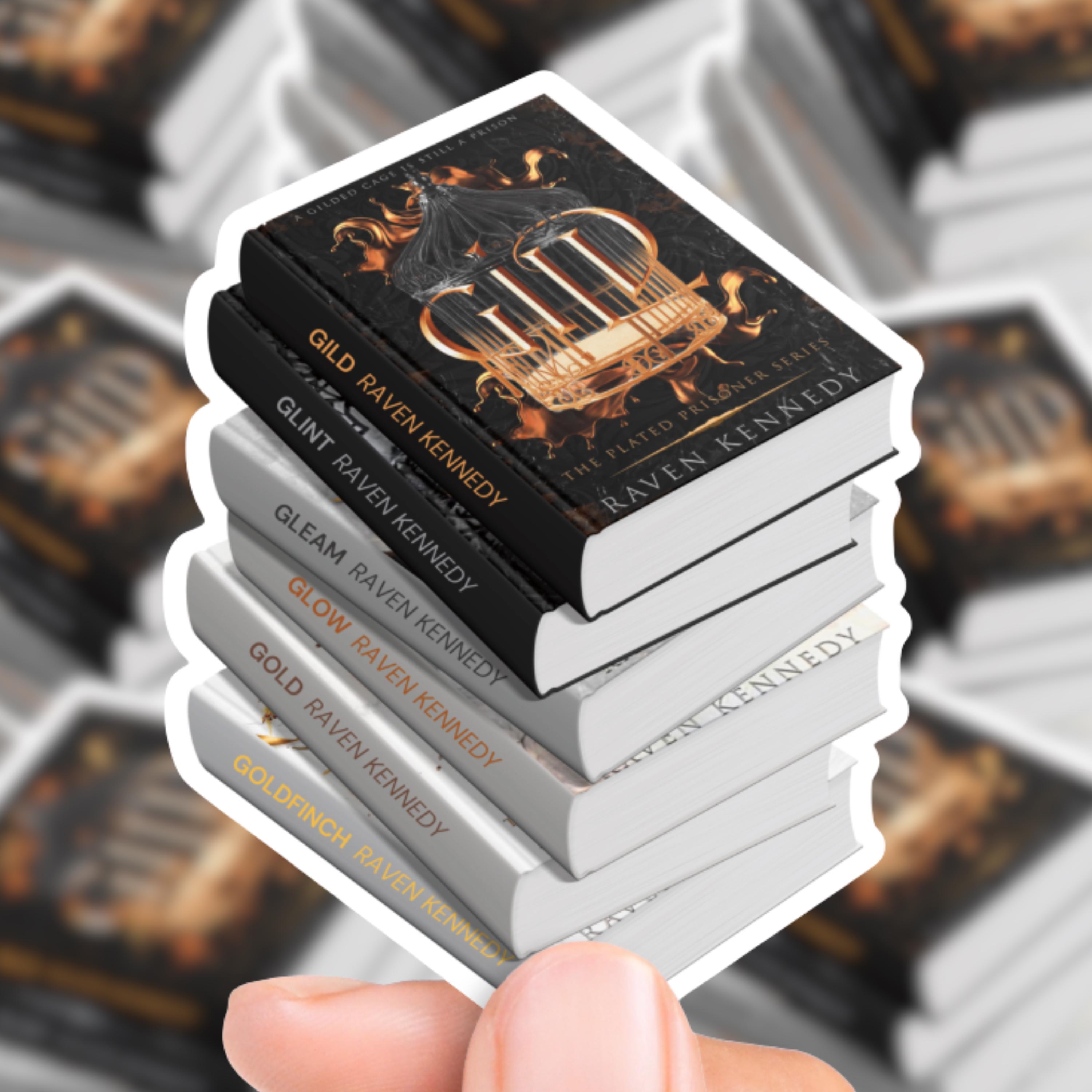 The Plated Prisoner Book Stack Sticker | Decal Planner Waterproof ...