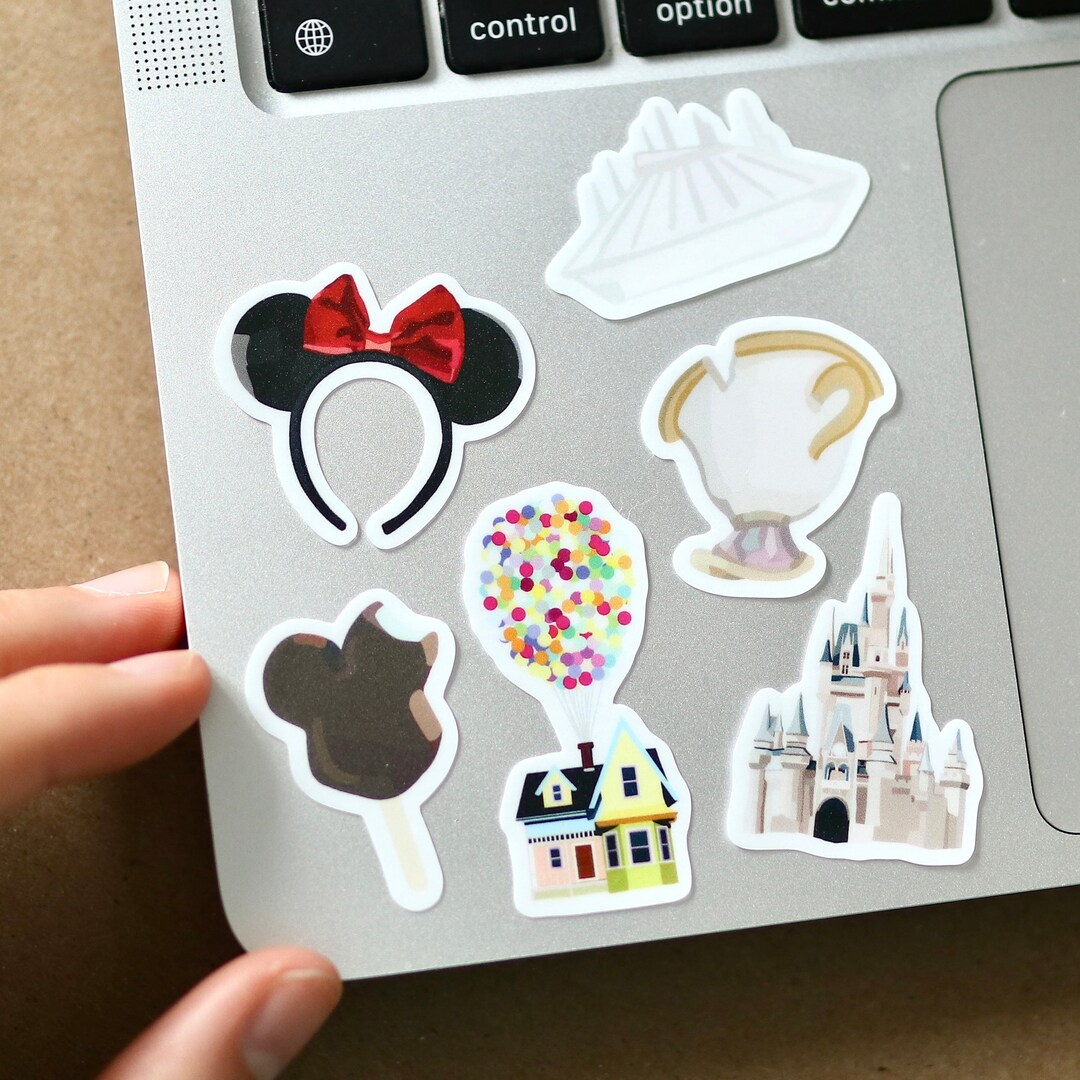 Mini Themepark Inspired Stickers | Gift Idea, Sticker Sheet ...